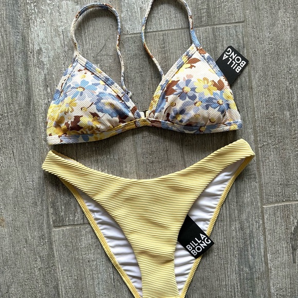 Billabong Swim Billabong Hula Moon Ivy Triangle Tanlines Hike Set